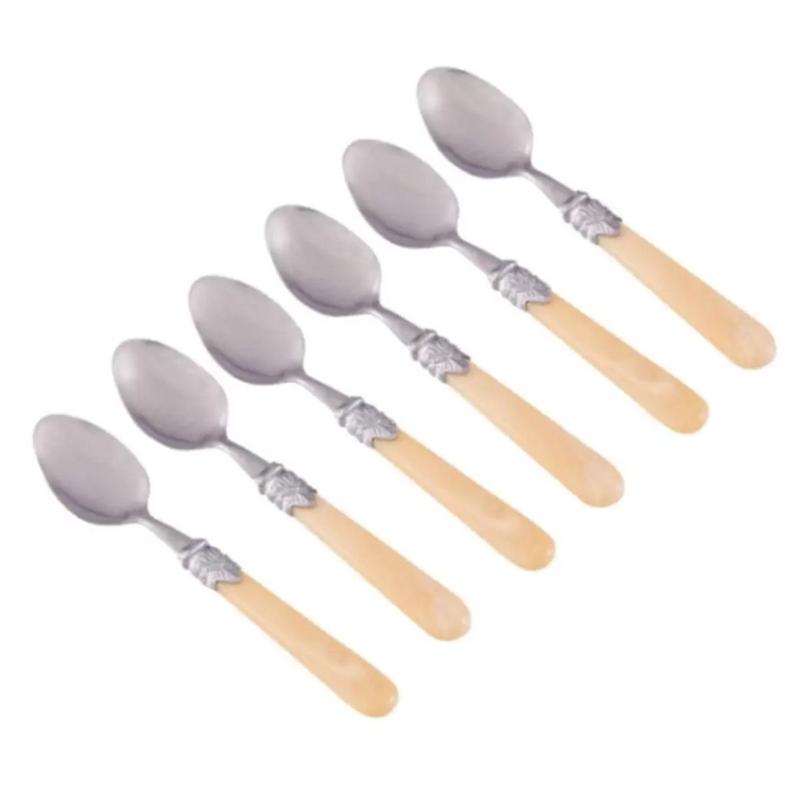 Jogo De Colheres De Mesa 6 Peças Em Inox - Ramore - Colher de Mesa ...