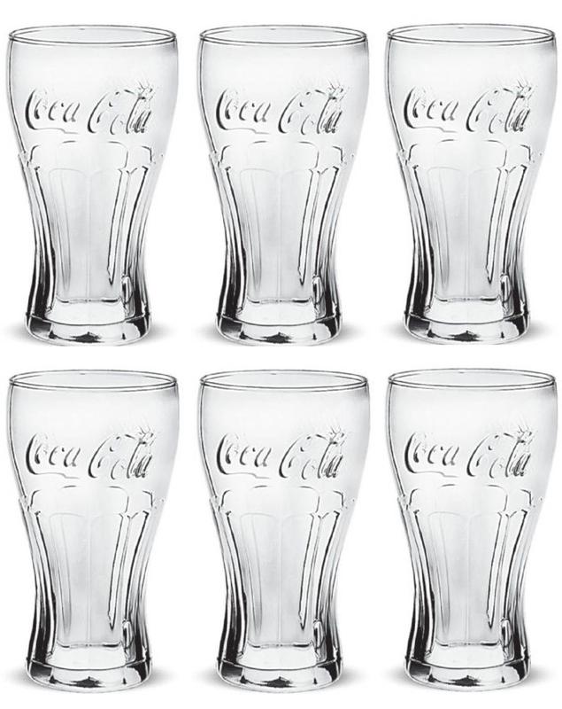 Jogo de Copo Contour Coca-Cola Cristal 473ml Vidro 6 Pç - Cisper ...
