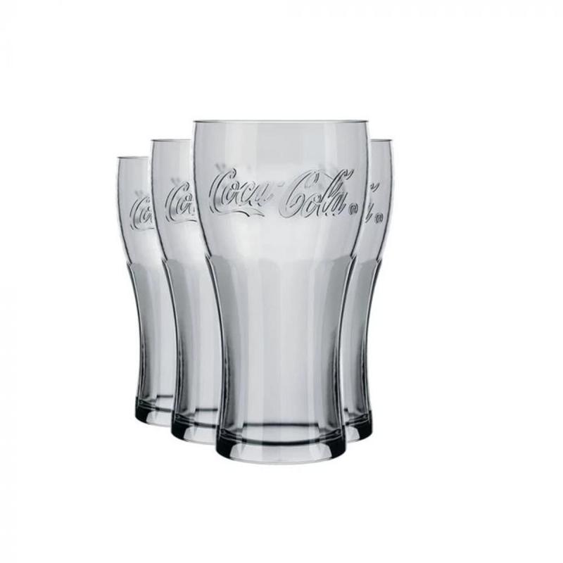 Jogo De Copos Contour Coca-Cola 300Ml Com 4 Peças - Nadir Figueiredo ...