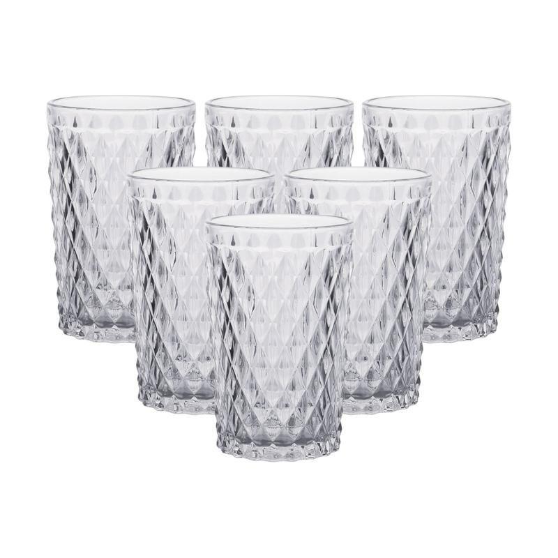 Jogo De Copos Gamma Bico Abacaxi 350ml Com 6 Peças - homelandia - Copos ...