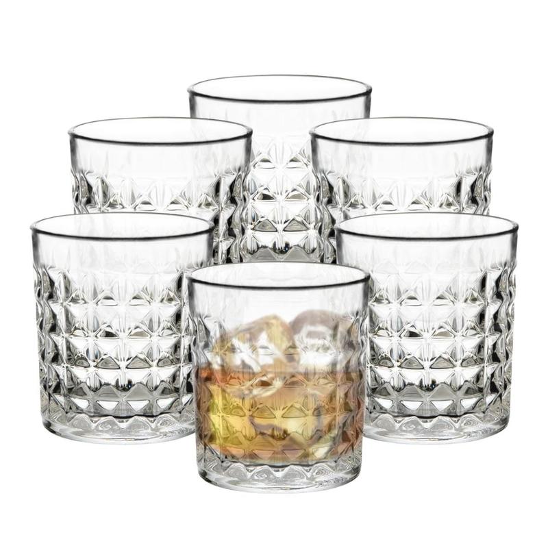 Jogo de Copos Para Whisky Drink Bar Em Vidro Kit 6 Peças - Rio Glass ...