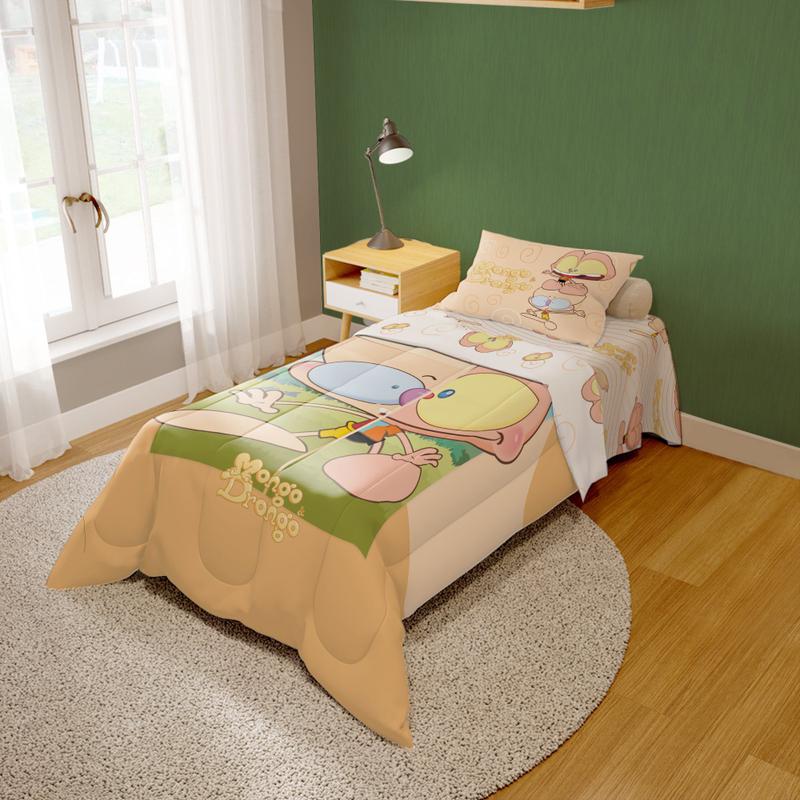 Jogo de Edredom Infantil Dupla Face Mongo e Drongo - KN DECOR - Edredom ...