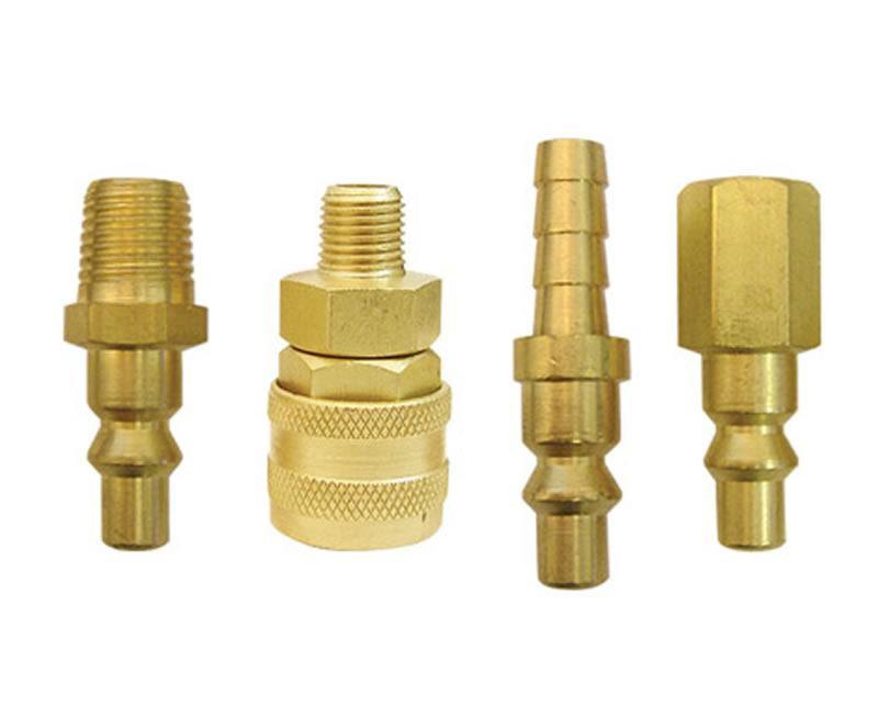 Jogo de Engate Rápido 1/4 Para Ar Comprimido Em Latão Macho com 03 pinos Garden - Engate Rápido ...