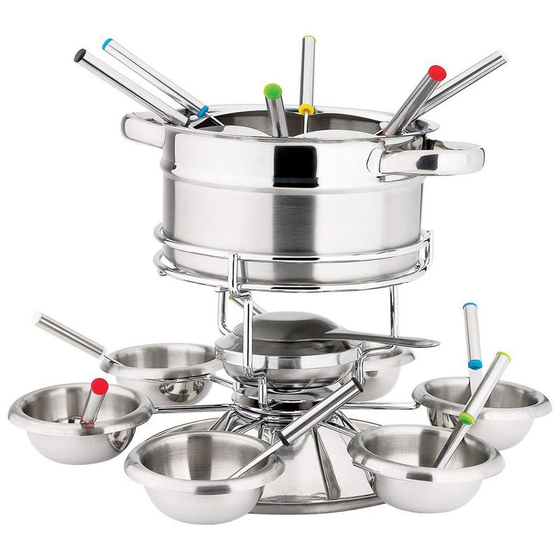 Jogo De Fondue Giratório Aço Inox 23 Peças Hauskraft - Aparelho de ...