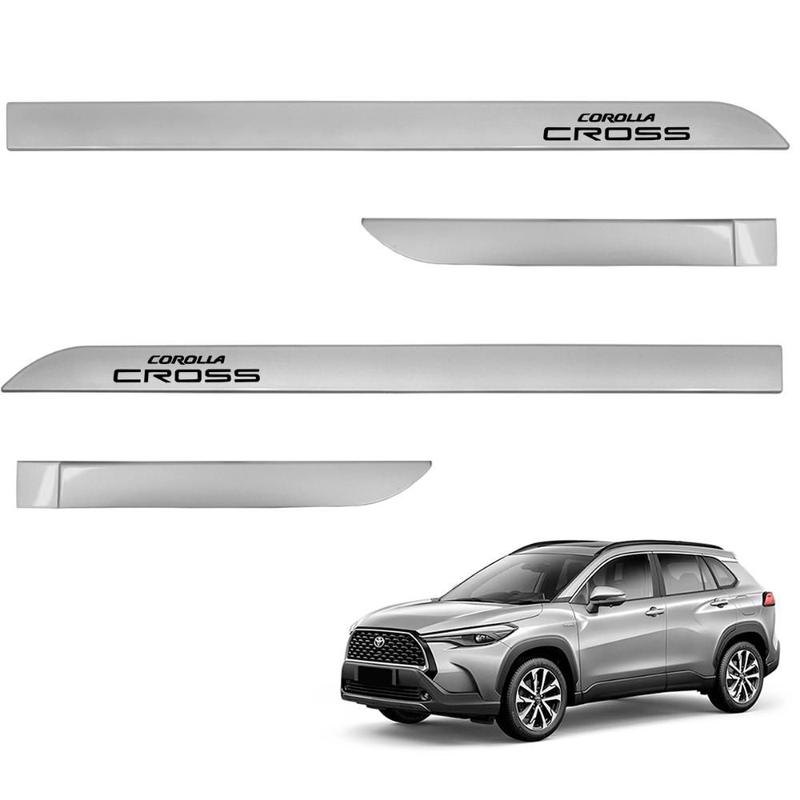 Jogo de Friso Lateral Corolla Cross 2021 A 2024 Prata Lua nova - GRID ...