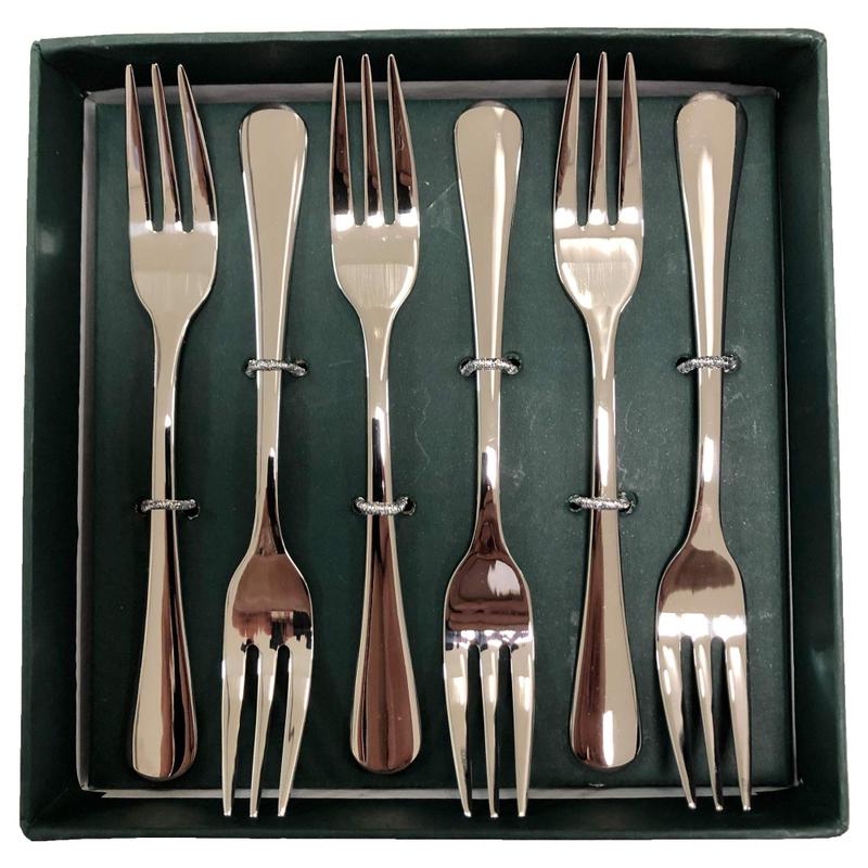 Jogo de Garfos para Aperitivo em inox 6pçs - ST JAMES - Garfos ...