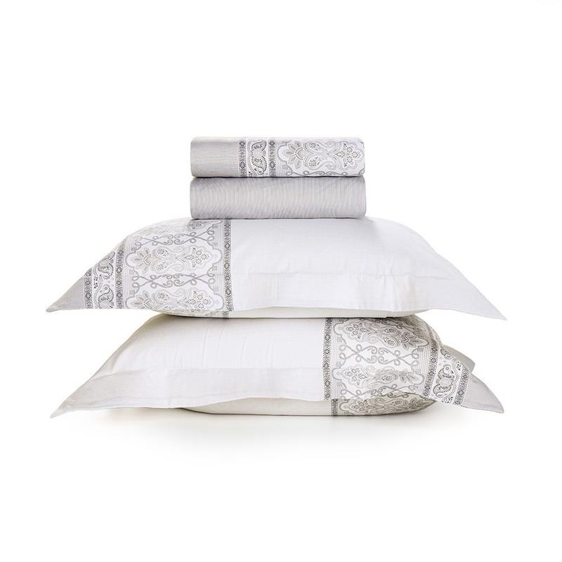 Jogo de Lençol Allen 270 Fios 100% Algodão Karsten - Lençol - Magazine ...