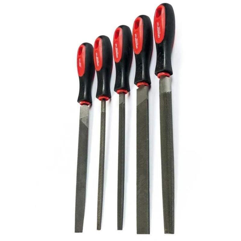 Jogo De Limas Mecânica (05 Peças) Com Cabo Pvc Gedore Red - Lima ...