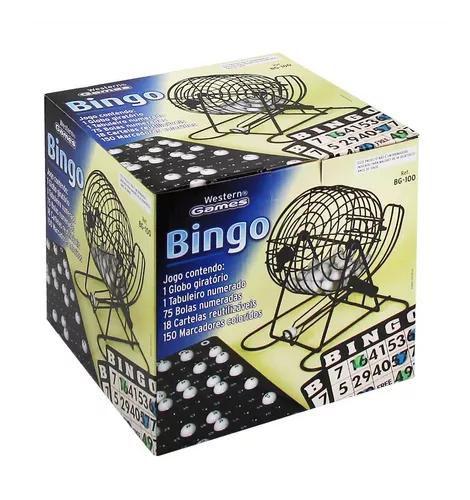 Jogo de mesa Bingo Western BG-100 - MTapias - Jogo Bingo - Magazine Luiza
