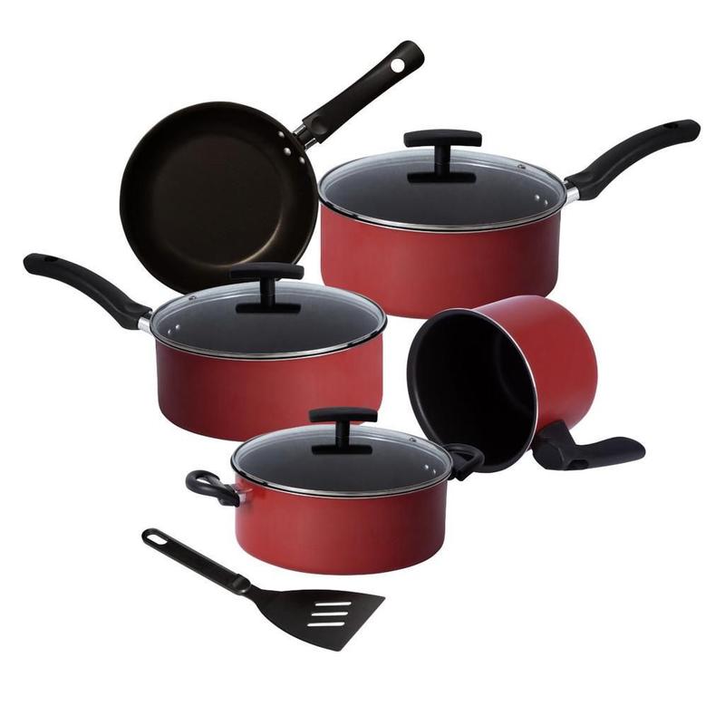 Jogo De Panelas 6 Peças Preto Teflon - Kit Pop Lar - Cozillar - Jogo de ...