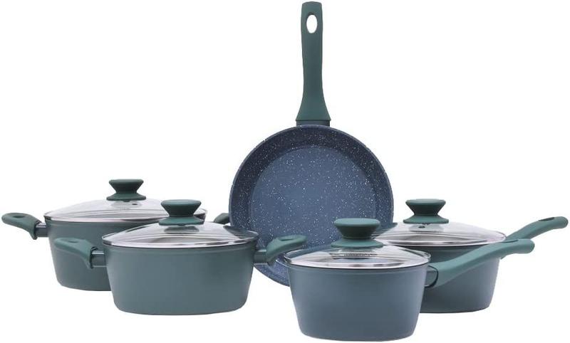 Jogo De Panelas Cerâmica 5 Peças Indução Fundo Triplo Jade - Mimo Style ...