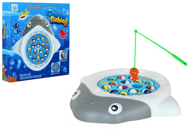 Jogo de Pescar Pega Peixe Pescaria Maluca Tubarão fish - BO CHENG TOYS ...