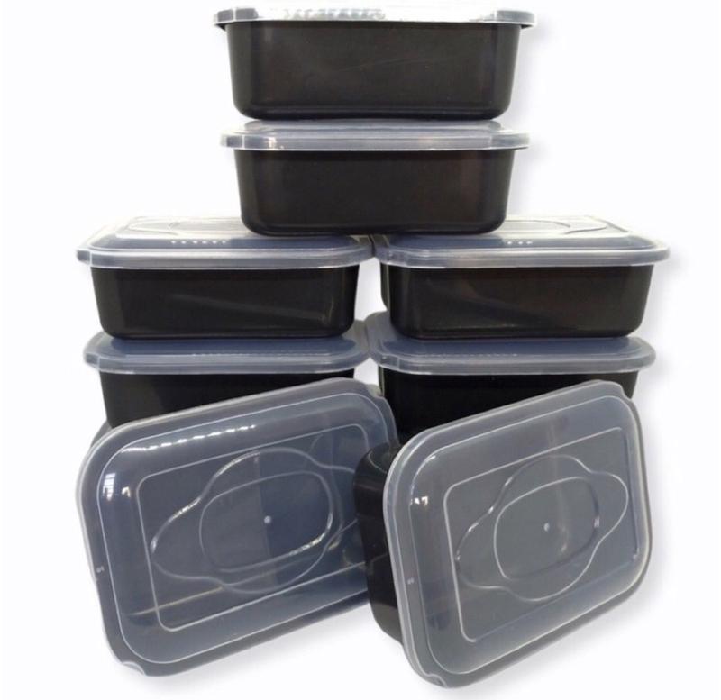 jogo de pote de plastico comtem 10 potes - decor mendes - Pote ...