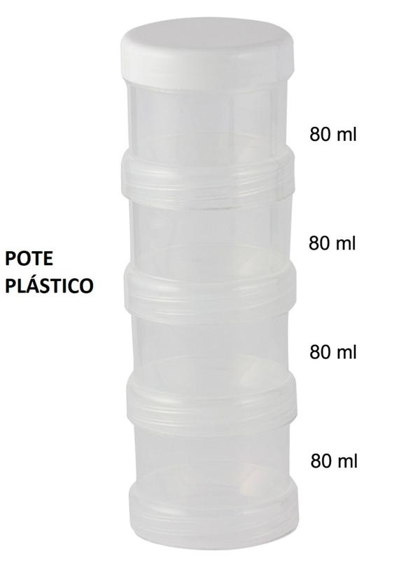 Jogo de Potes 80ml Kit Com 3 Torres - POTE DZ - Pote - Magazine Luiza