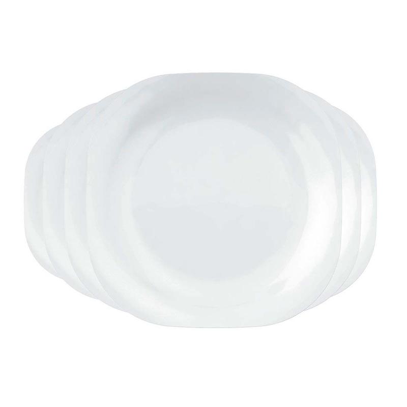 Jogo de Pratos Rasos 30cm Nadir Opaline Plaza 6 peças - Prato Raso ...