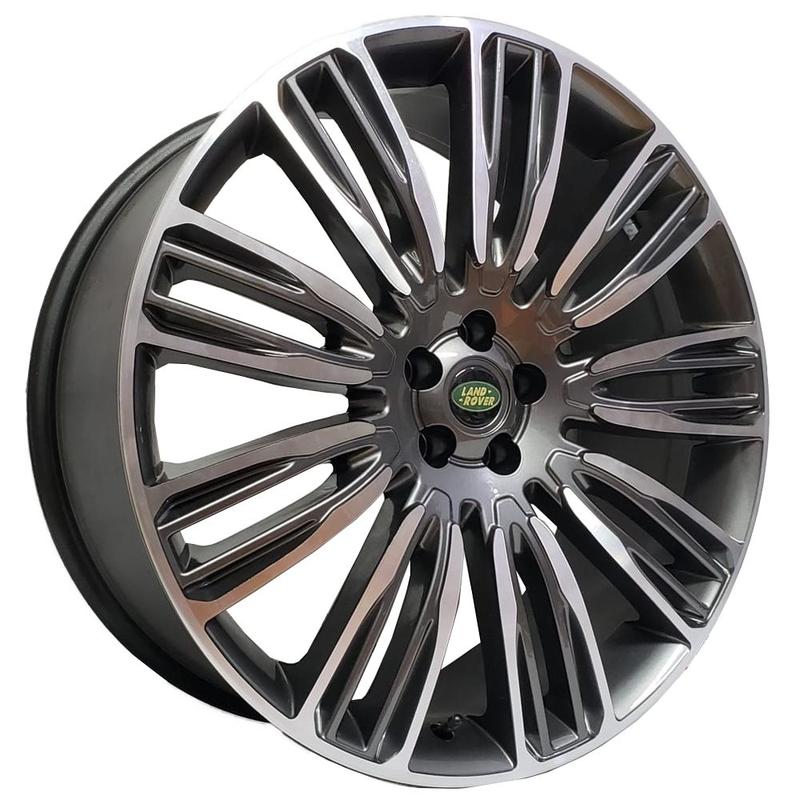 Jogo de Rodas Range Rover Velar Aro 22 x 9,0 5x120 L4 ET45 Grafite ...