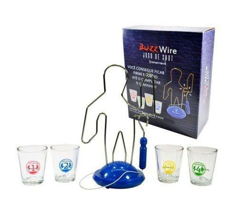 Jogo de shot Buzz Wire - Zona Criativa - Jogo de Roleta Shot - Magazine ...