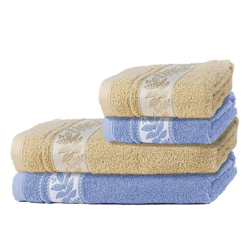 Jogo de Toalha 4 Peças Felpuda - Prata - Relva - 100% Algodão ...