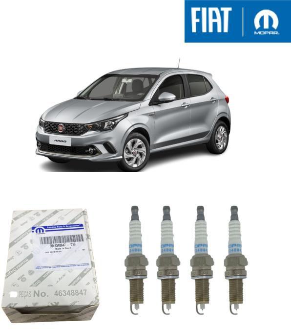 Jogo De Vela Ignição Iridium Fiat Argo 1.8 46348847 - MOPAR - Vela de ...