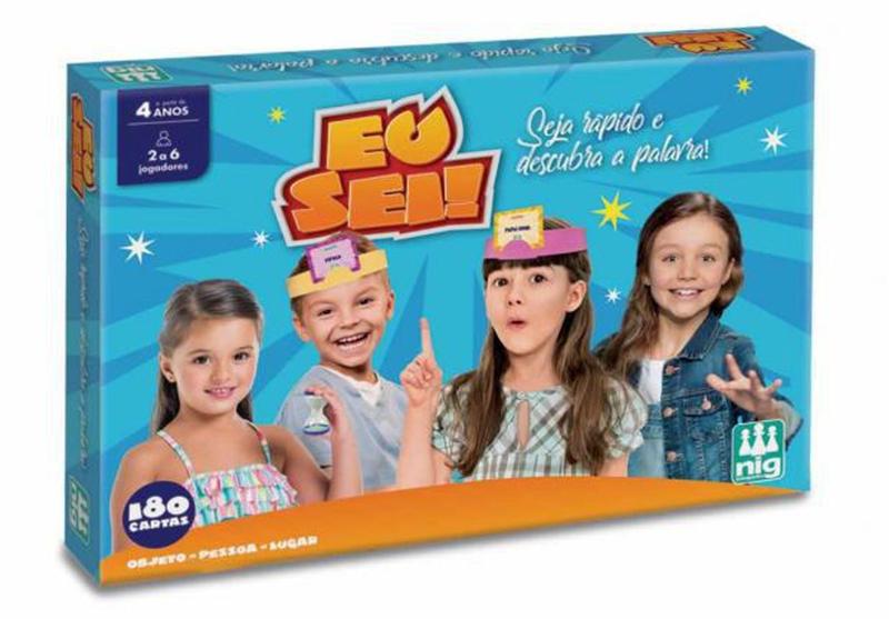 Jogo eu sei! 180 cartas - Nig - Jogos de Cartas - Magazine Luiza