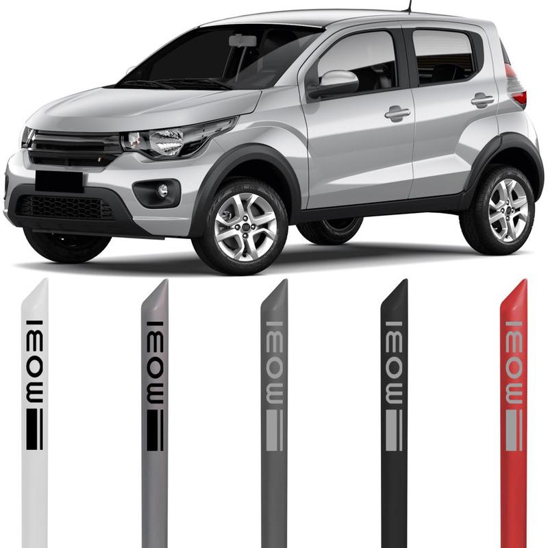 Jogo Friso Lateral Pintado Fiat Mobi 2016 Em Diante - Montreal - Frisos ...