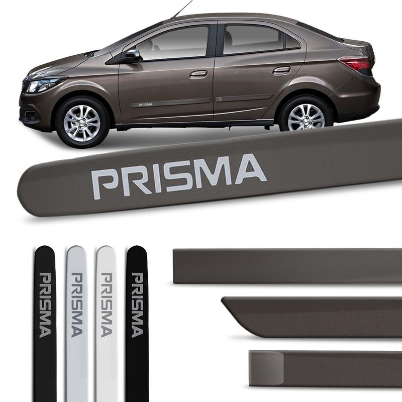 Jogo Friso Lateral Prisma 2013 a 2019 Cor Original Redondo - SP ...