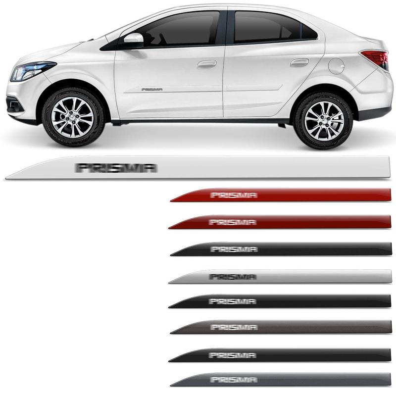 Jogo Friso Lateral Prisma 2013 a 2020 Cor Original Facão - SP - Frisos ...