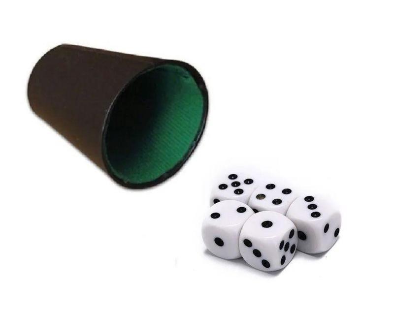 Jogo General Dados Com Copo Agitador Tabuleiro Anotações RPG - Imp ...