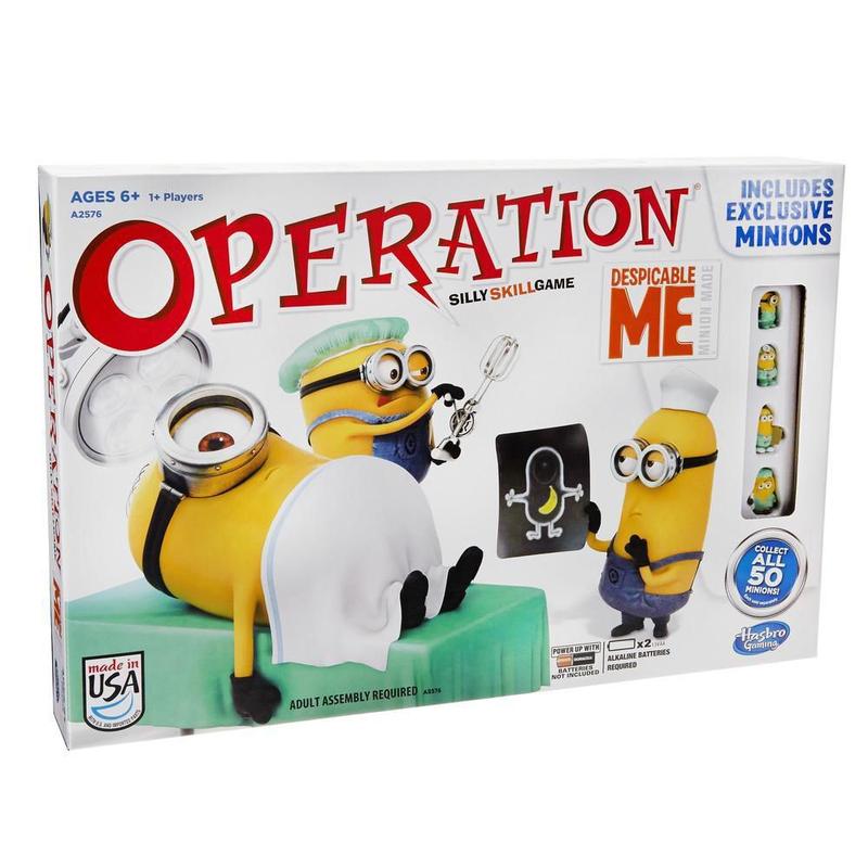 Jogo Infantil Operando Meu Malvado Favorito Tabuleiro A2576 Hasbro ...