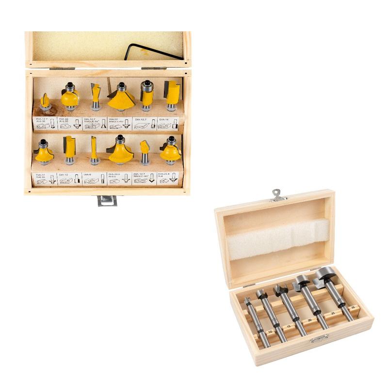 Jogo Kit de Fresas Eda Para Tupia e brocas Forstner - Fresa - Magazine ...