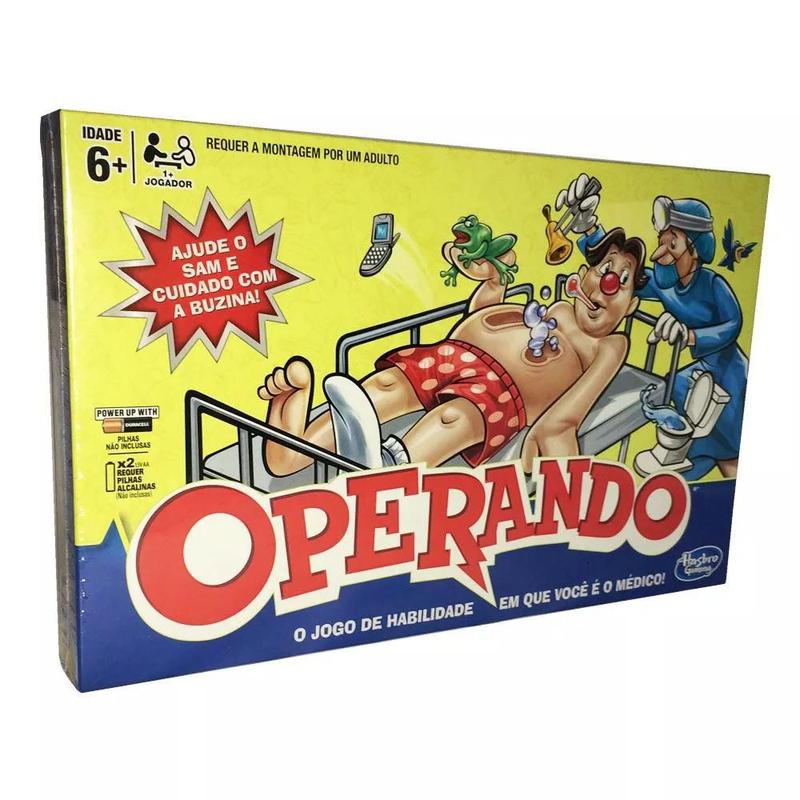 Jogo Lacrado Educativo Operando da Hasbro Gaming B2176 - Outros Jogos ...