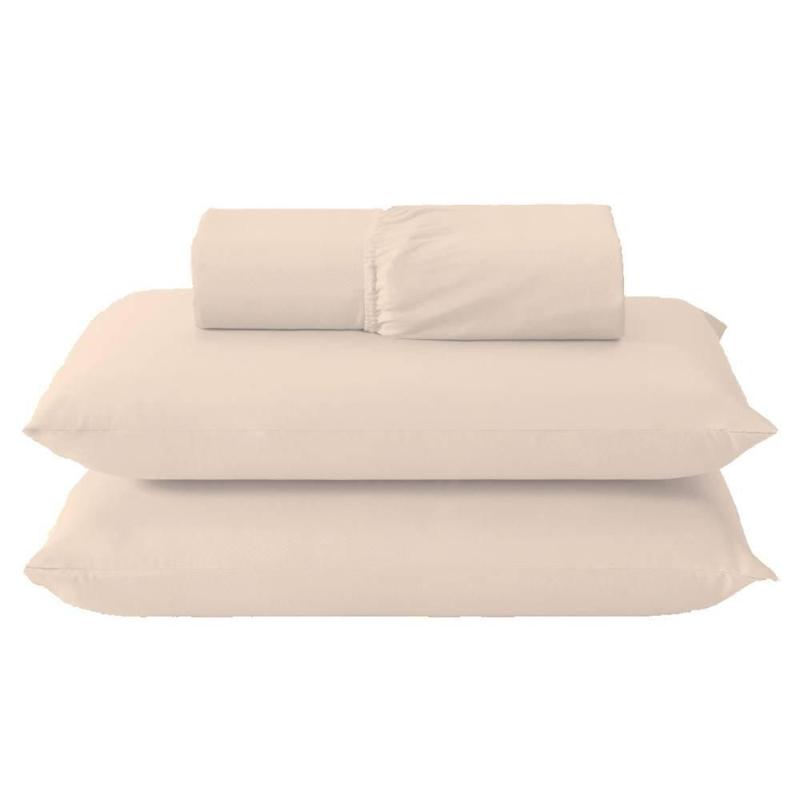 Jogo Lençol De Cama Solteiro 2 Pçs C/ Elástico 400 Fios - Callandra ...