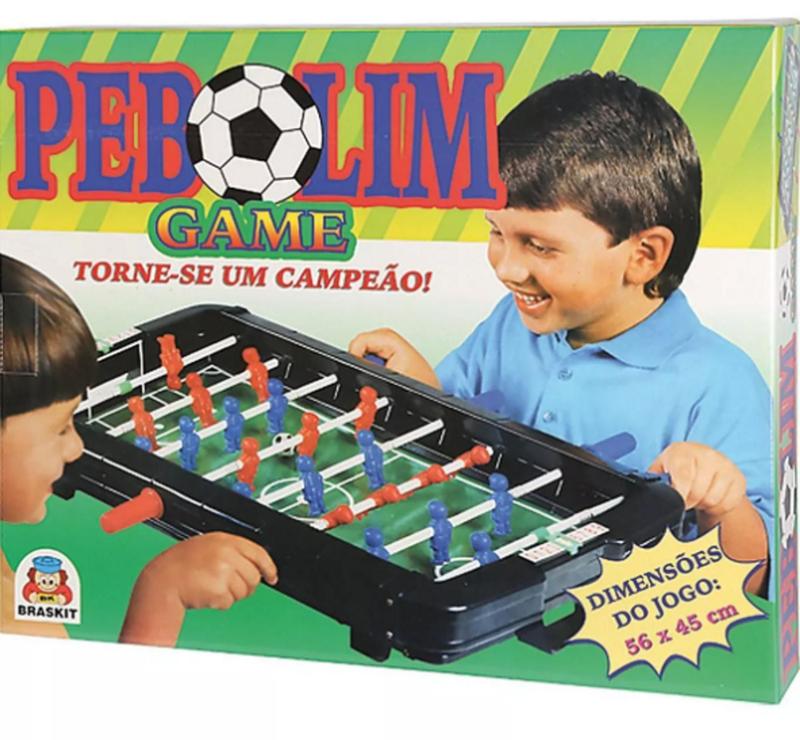 Jogo Pebolim Game Mesa De Pebolim 400A - Braskit - Pebolim - Magazine Luiza