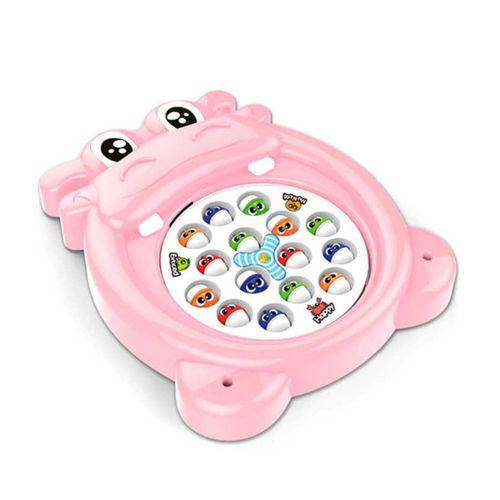 Jogo Pega Peixe Pescaria Infantil Varinha A Pilha Brinquedo ( ROSA ...