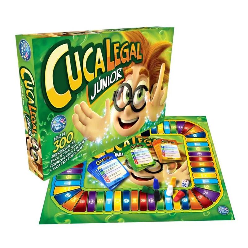Jogo perguntas cuca legal junior 300 perguntas - Pais e Filhos - Jogos ...