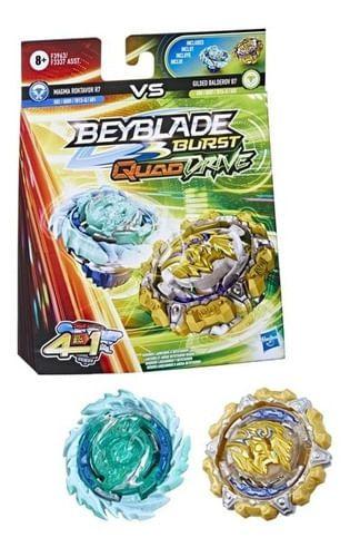 Jogo - Piao Bey Blade Quad Drive - Verde e Dourado HASBRO - Pião de ...