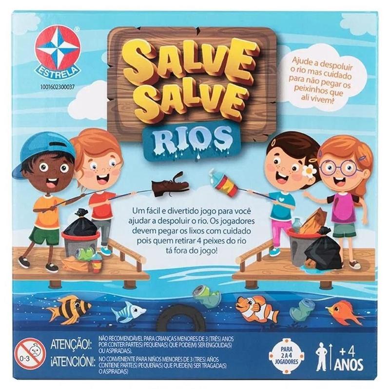 Jogo Salve Salve Rios Estrela - Jogos de Tabuleiro - Magazine Luiza