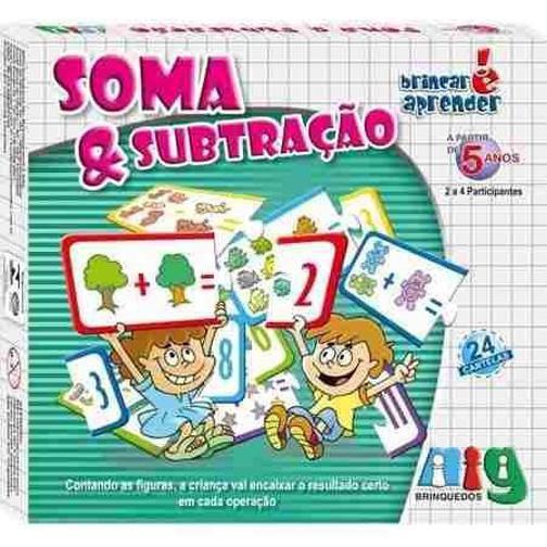 Jogo Soma E Subtração Nig - Nig Brinquedos - Livros de Games - Magazine ...