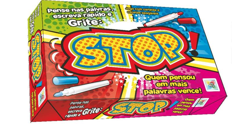 Jogo Stop - Começa Com A Letra... - Big Boy - Outros Jogos - Magazine Luiza