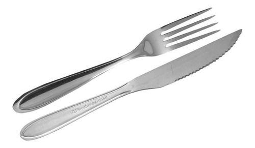 Jogo Talheres Inox Linha Prata Restaurante Bar Buffet 24 Pcs - Planeta ...