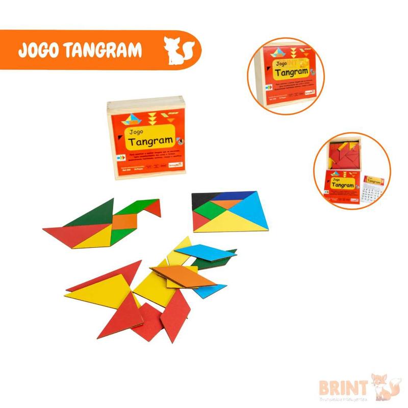 Jogo Tangram BrinqMutti 03 Anos Ou Mais - Outros Jogos - Magazine Luiza