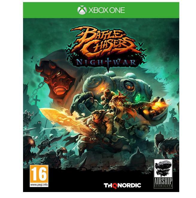 Jogo Xbox One RPG Battle Chasers Nightwar Mídia Física Novo - THQ ...