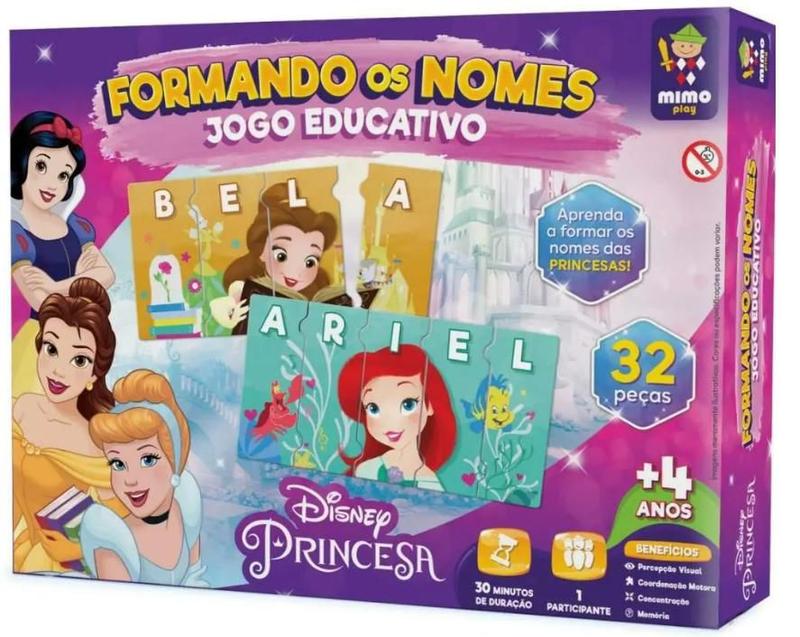 Jogos Educativos Disney Princesas - Aprenda Brincando - Vários Jogos ...