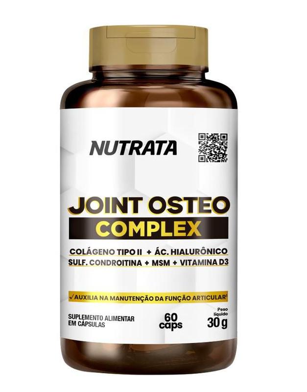 Joint Osteo Complex 60 Cápsulas - Nutrata - Colágeno - Magazine Luiza