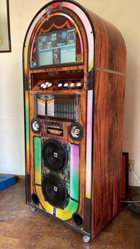 Jukebox Retro com karaoke - Ref Game - Kit Capinha e Película para ...