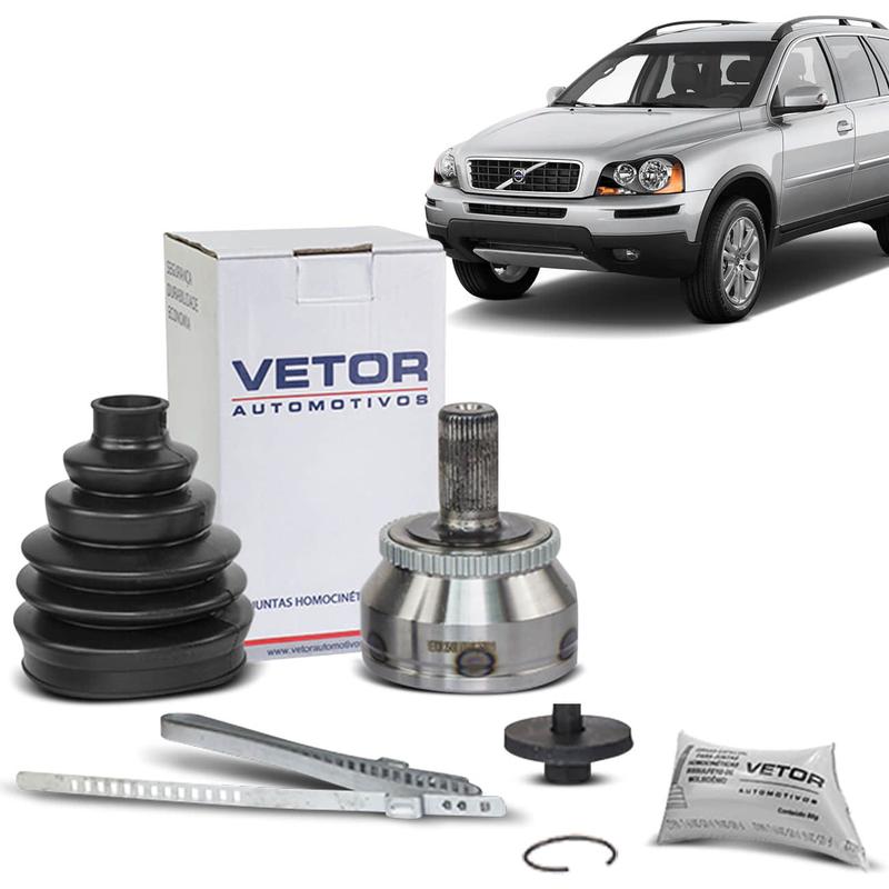 Junta Homocinética Volvo XC90 2.9 2003 2004 2005 2006 4.4 V8 com ABS 2005 a 2011 VETOR VT5506 ...