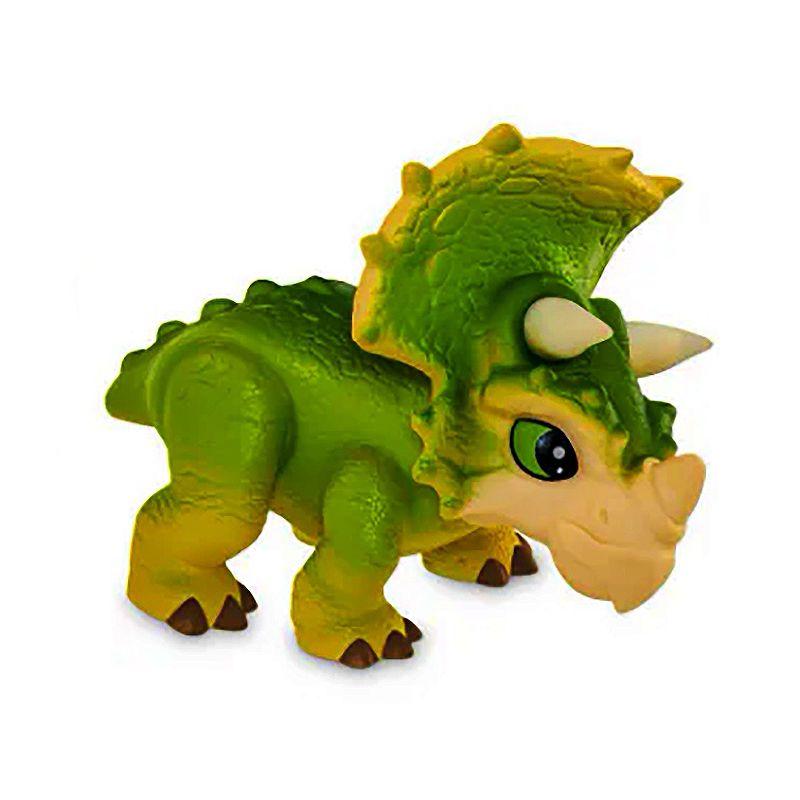 Jurassic World Dinos Baby Triceratops Verde - 1468 - Pupee - Bonecos ...