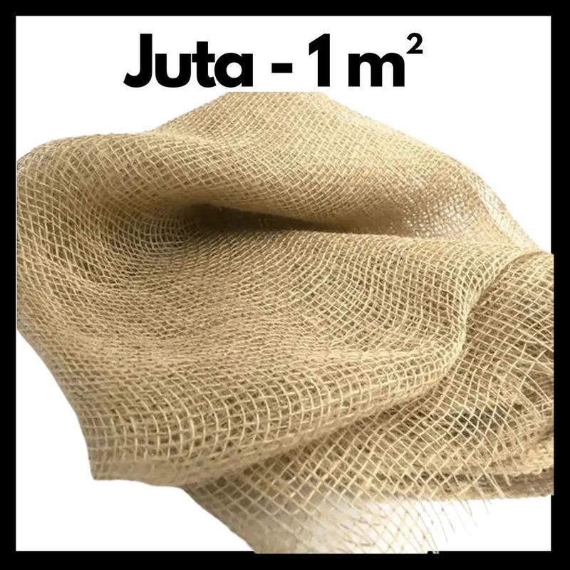 Juta Artesanato Tecido Decoração 1m X 1m Sisal Médio = 1m² - FortLander ...