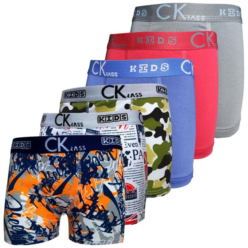 K/10 Cuecas Boxer Box Infantil Juvenil Masculina Microfibra - Ckrass ...