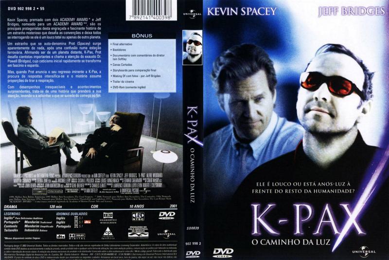 K-pax O Caminho Da Luz Dvd ORIGINAL LACRADO - universal - Filmes - Magazine Luiza